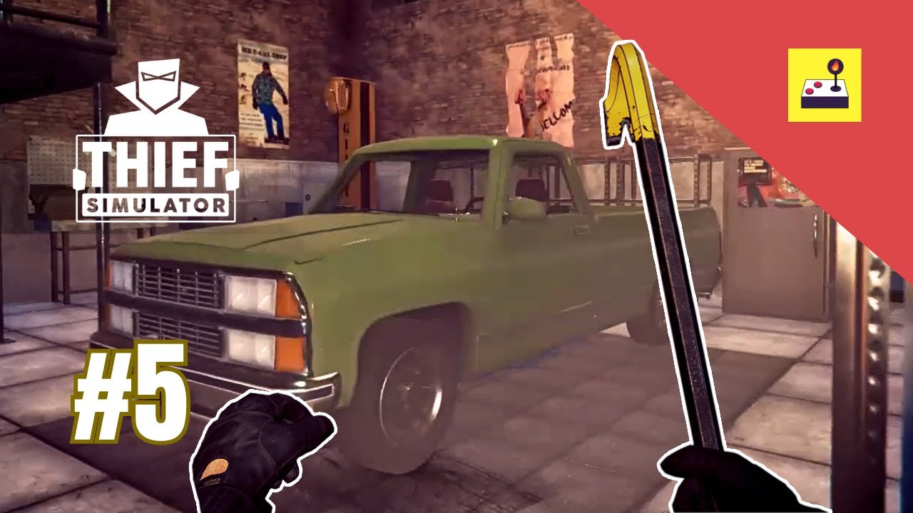 THIEF SIMULATOR - Mencuri mobil dan area baru | PART. 5 - YouTube