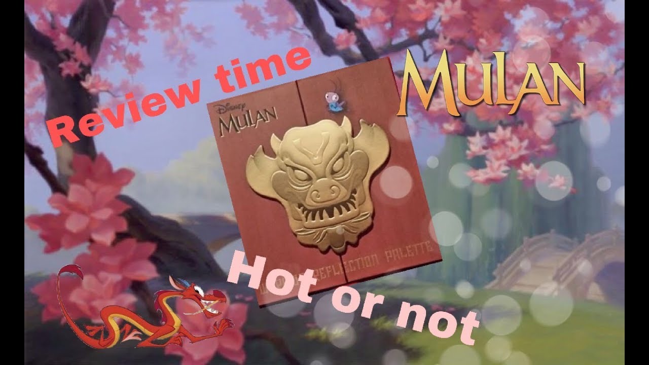 Mulan Hot Topic Warrior Reflection Eyeshadow Palette Review - YouTube