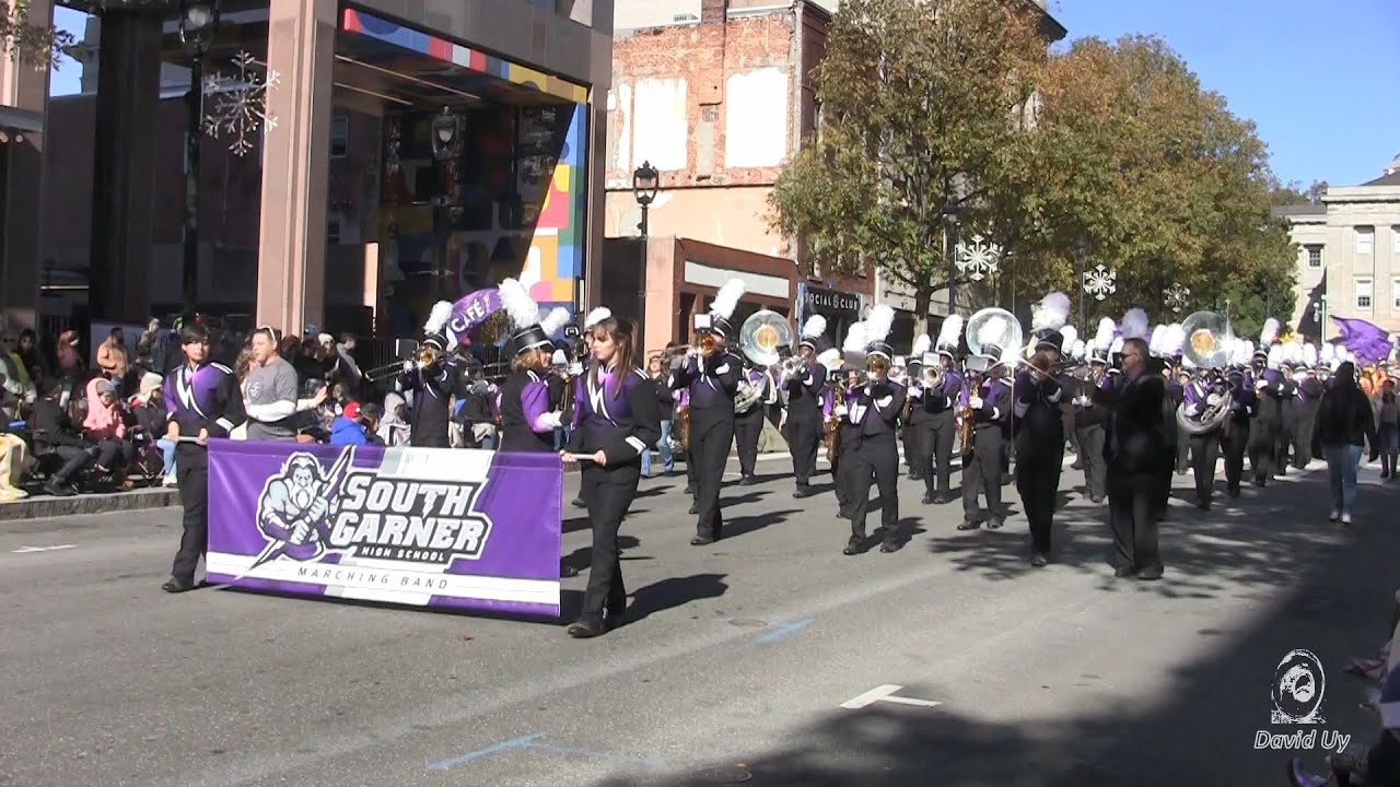 South Garner High School in the 2024 Raleigh Christmas Parade - YouTube