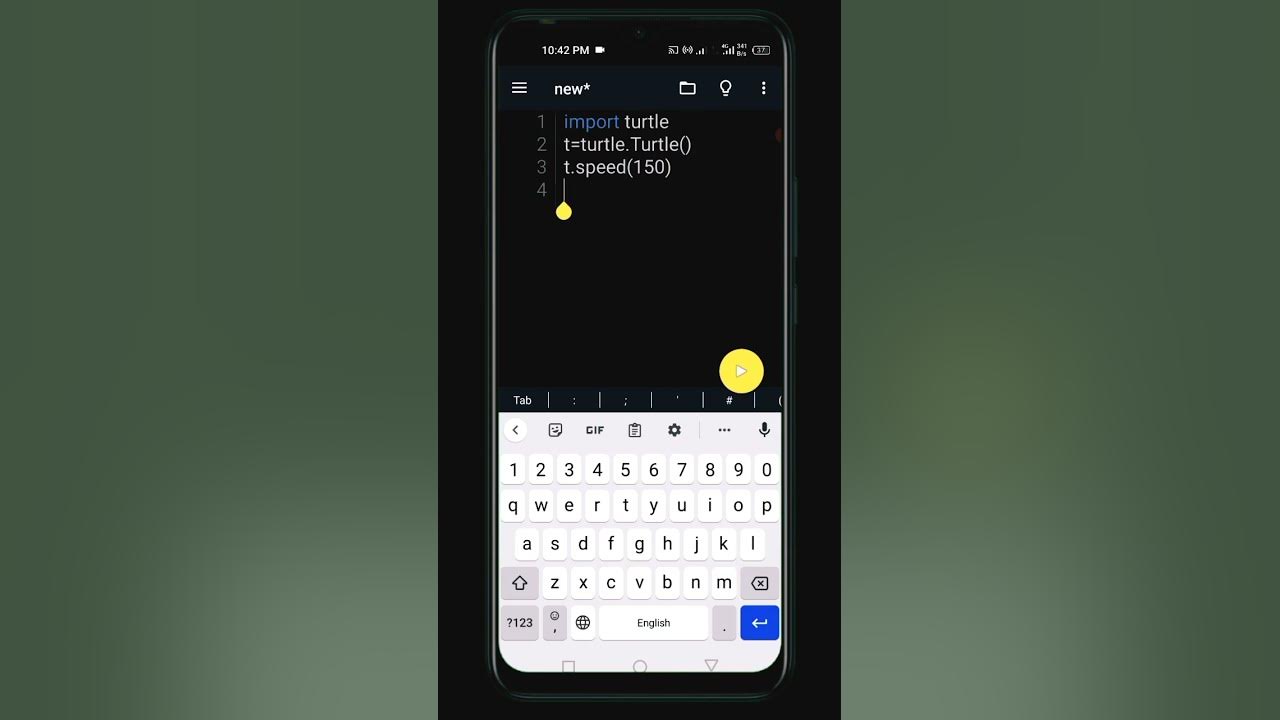 Python Turtle Module Amazing Designing Using Python Pydroid 3 Coding Python Programming