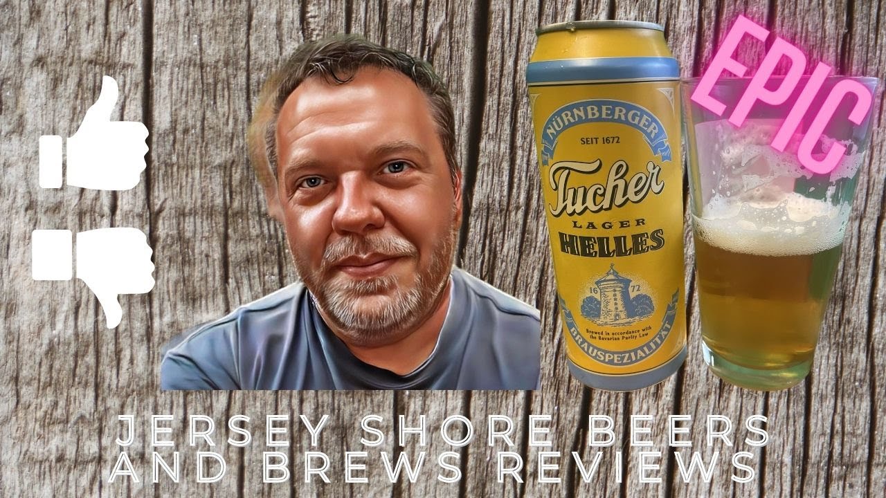 Beer Review of Brauerei Tucher Brau Helles Lager - YouTube