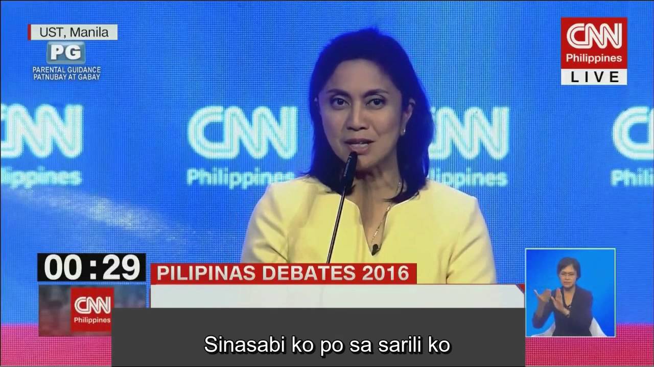CNN PiliPinas Closing Statement - "May The Best Woman Win" - YouTube