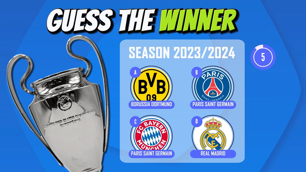 GUESS WHO IS THE WINNER OF THE UEFA CHAMPIONS LEAGUE ⚽ QUIZ FOOTBALL ...