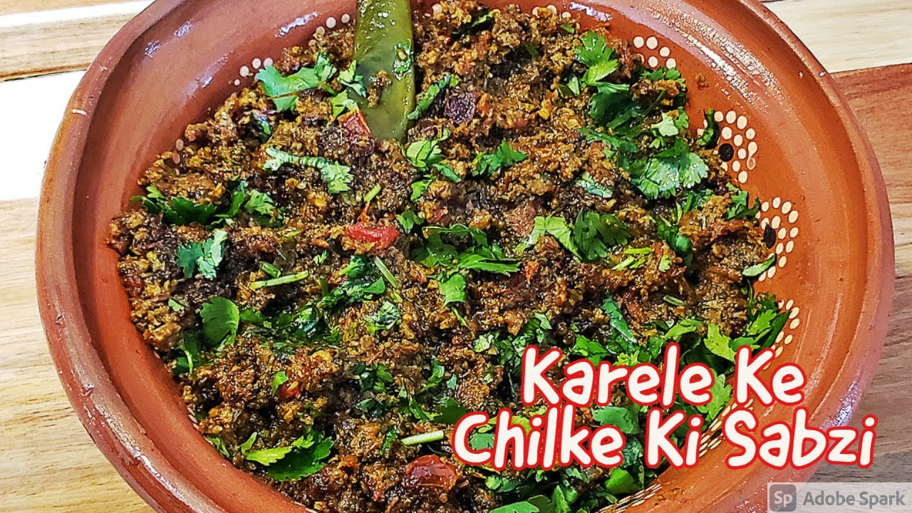 Karele Ke Chilke Ki Sabji | Bitterground Scrap | Karele Ke Chilke ...