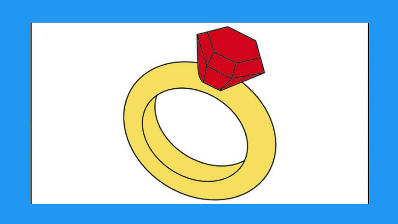 rasm chizish uzuk rasmini chizish как нарисовать кольцо#rasm# chizish# ...