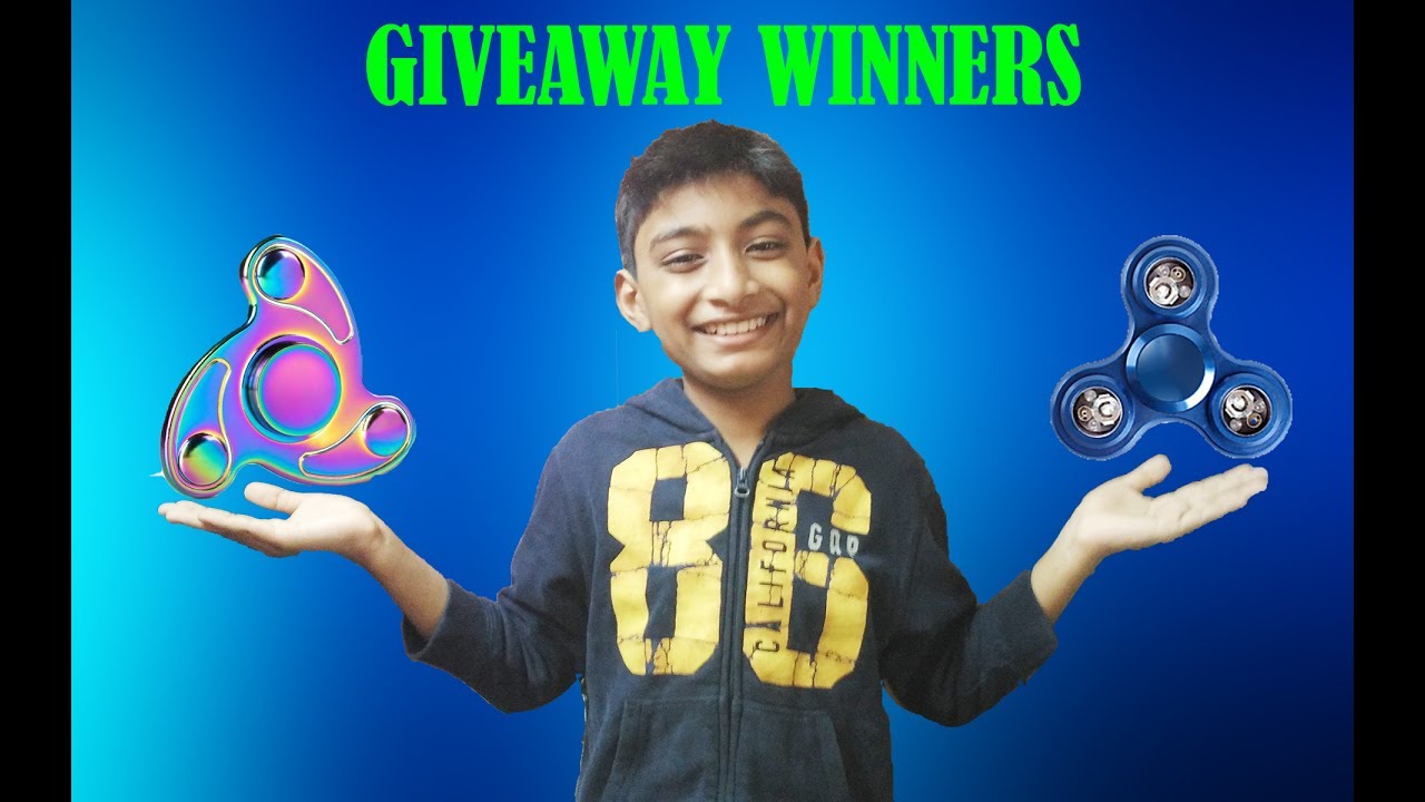GIVEAWAY WINNERS ANNOUNCEMENT ||FIDGET SPINNERS || WebelRip - YouTube