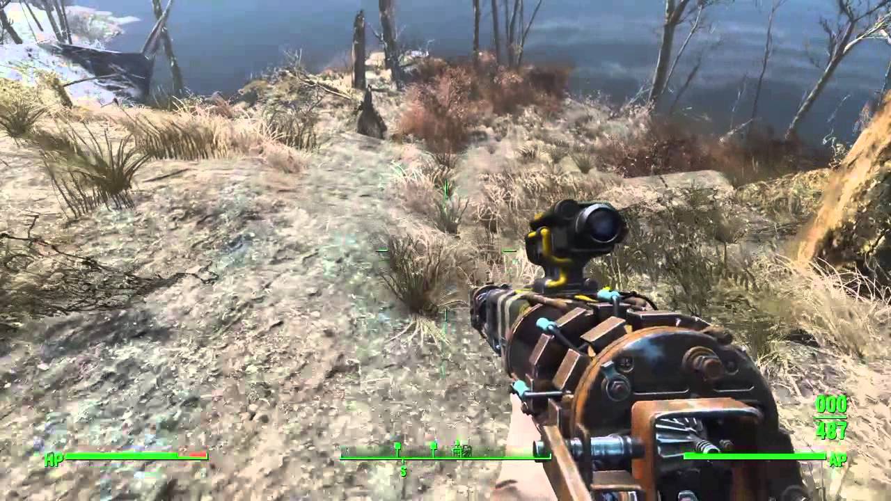 FALLOUT 4 ALPHA DEATHCLAW FIRST ENCOUNTER - YouTube