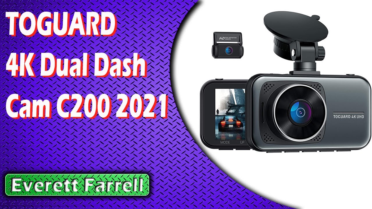 TOGUARD 4K Dual Dash Cam C200 2021 - YouTube