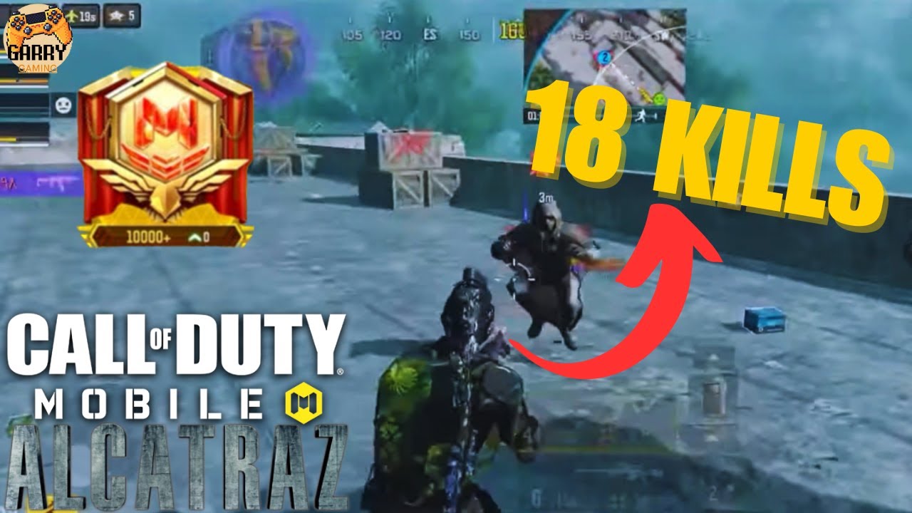 INSANE CLUCH IN ALCATRAZ... 18 KILLS LEGENDARY RANK CODM ALCATRAZ GAMEPLAY || GARRY GAMING ...