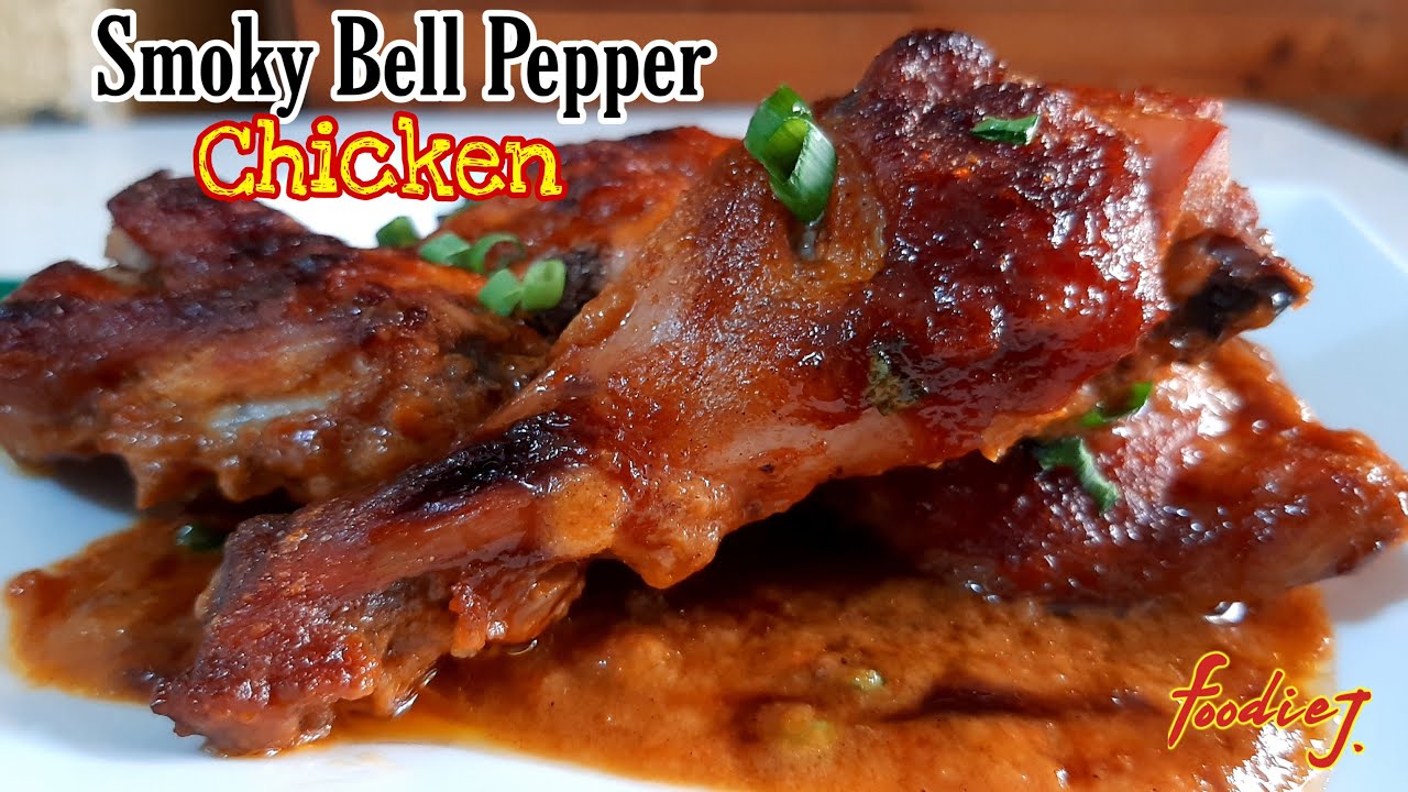 smoky bell pepper chicken recipe - YouTube