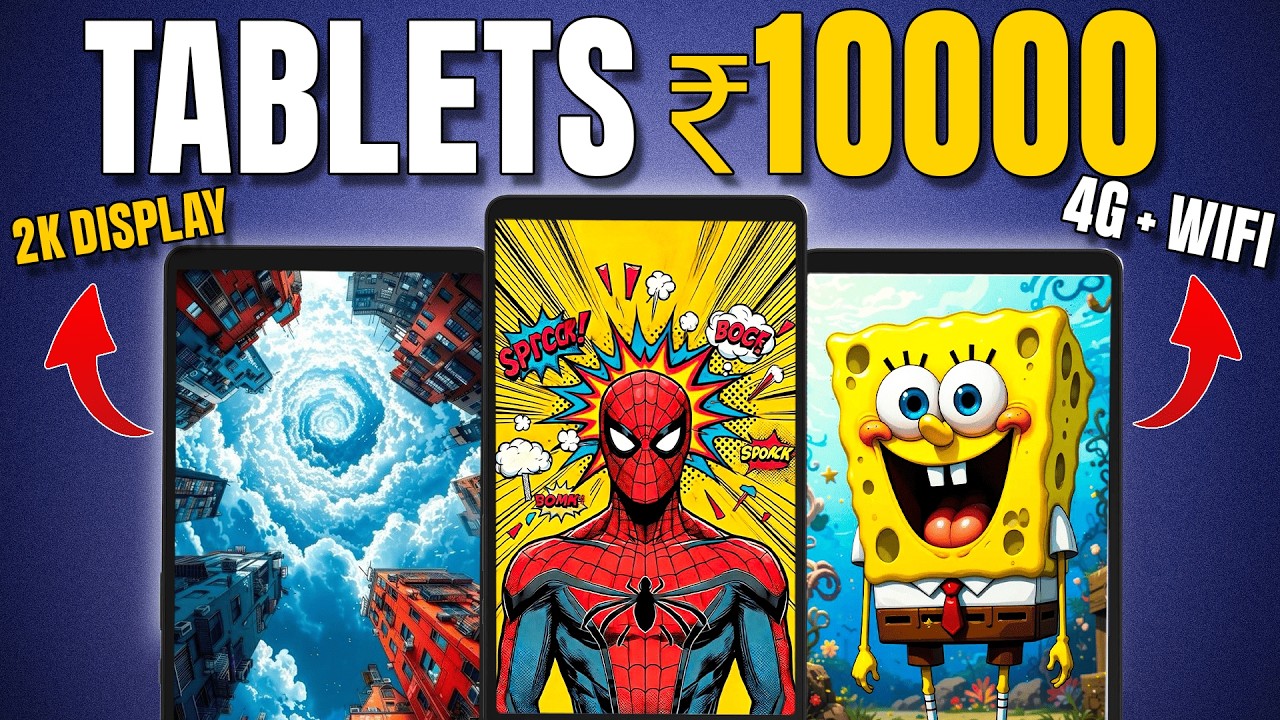 Top 5 BEST Tablets Under ₹10000 In June 2025⚡Which One Should You Buy ...