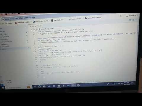Telegram Bot using Javascript. - YouTube