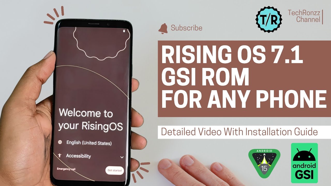 Install Rising Os 7.1 GSI Rom on Any Phone Ft. Samsung s9+ #gsi # ...