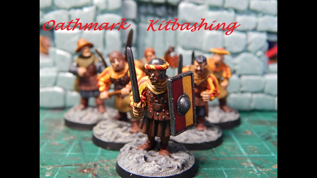 Oathmark human infantry kit bashing - YouTube