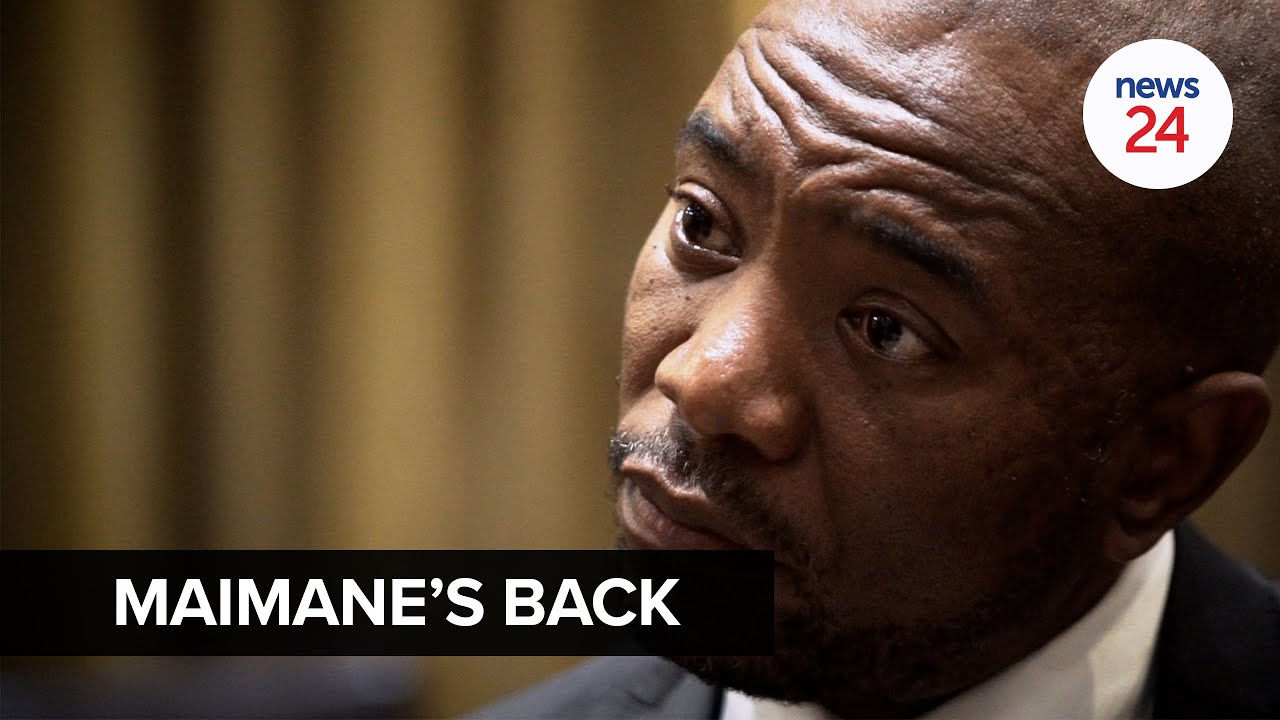 WATCH | Mmusi Maimane returns to Parliament as chairperson of standing ...