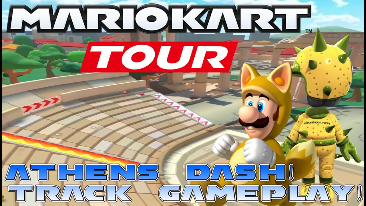 BMF100: Mario Kart Tour Athens Dash Course Gameplay! - YouTube