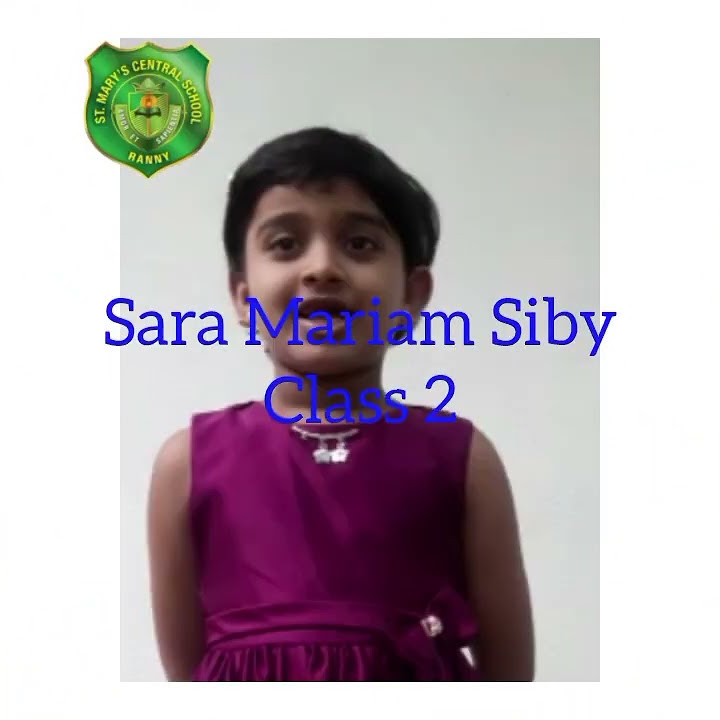 Thought Of The Day (13/06/2022),Monday Sara Mariam Siby Class - 2 - YouTube