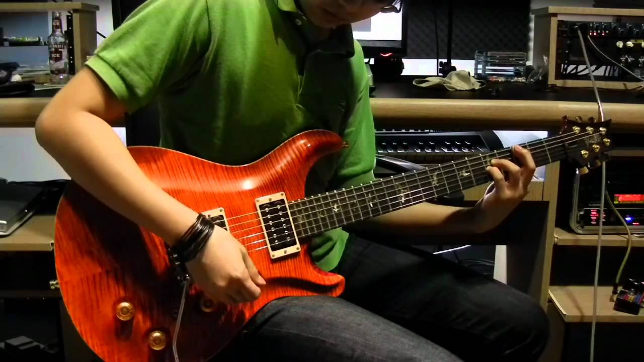 PRS Custom 24 Modern eagle (copy) Chambered body-long tenon - YouTube