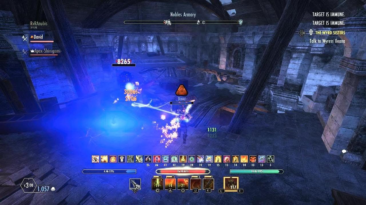 ESO Imperial City - Hybrid Dragonknight - 19k Telvar Mega Jackpot - YouTube