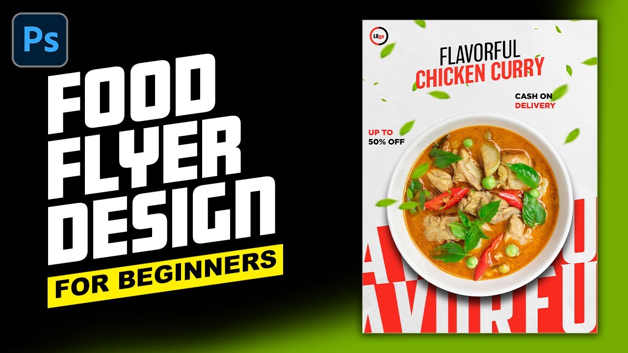 Food Flyers - How to Create This Food Flyer Design in Photoshop! - YouTube