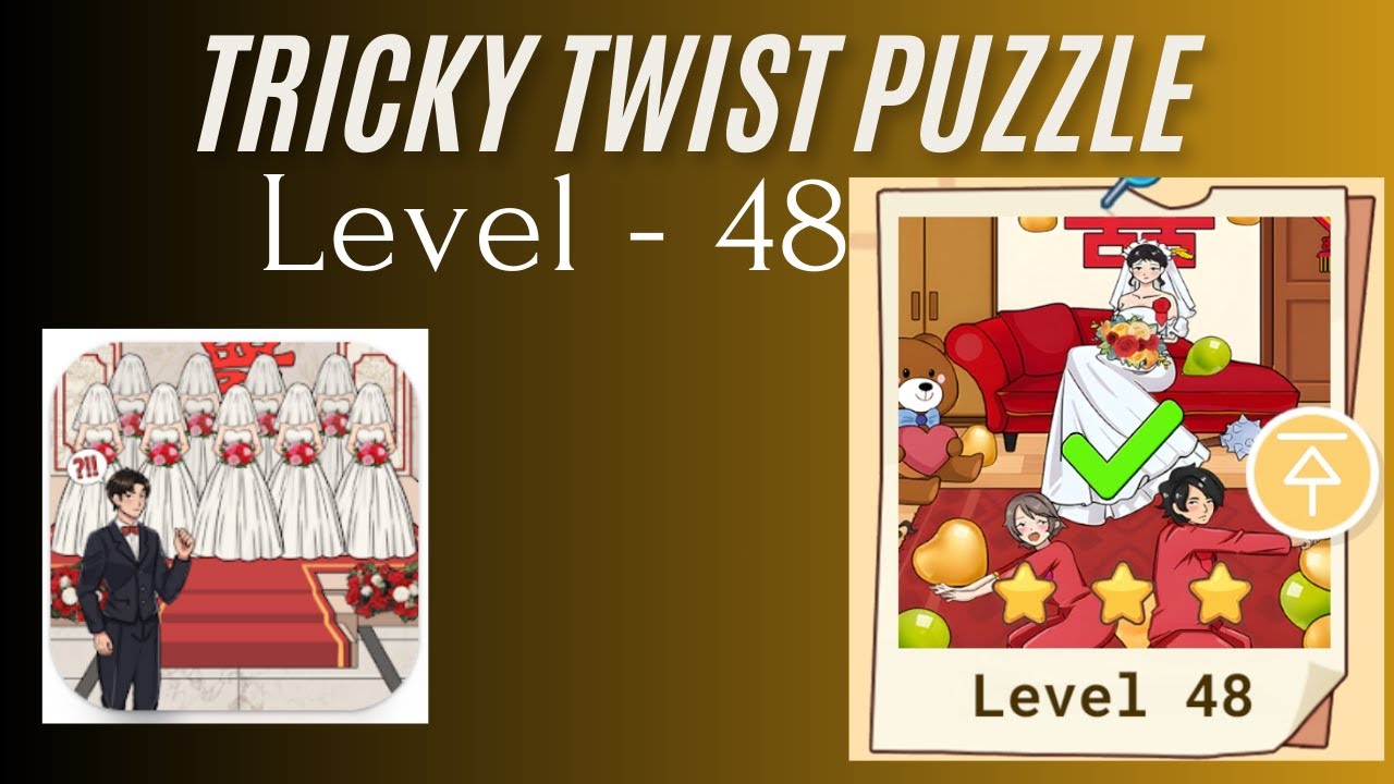 Tricky Twist Puzzle Level 48 | Tricky Twist Level 48 Walkthrough - YouTube