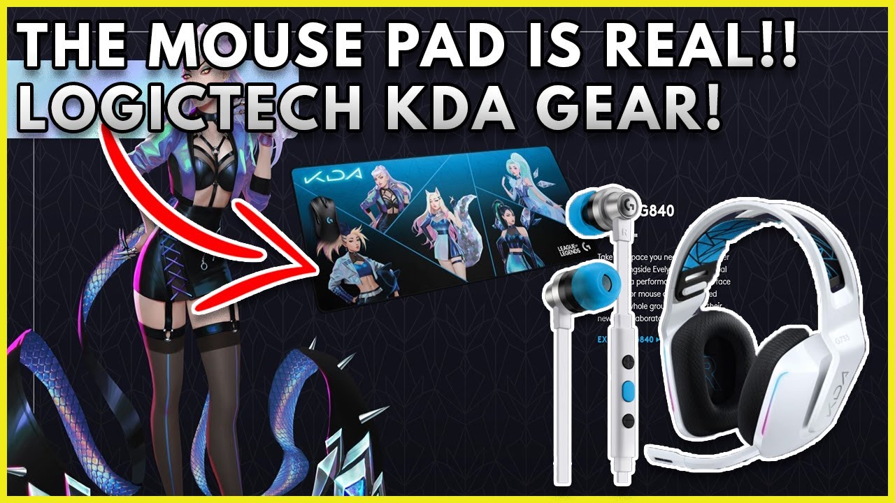 KDA ALL OUT LOGICTECH CROSSOVER LEAGUE OF LEGENDS - YouTube