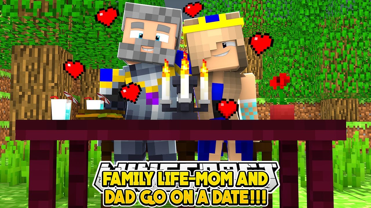 FAMILY LIFE | MOM AND DAD GO ON A DATE!!!- Baby Leah Minecraft Roleplay ...