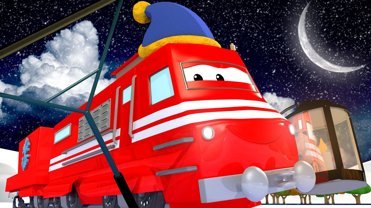 ️ ️溜冰火车 ️ ️ - 火车特洛伊在火车城 🚄 国语中文儿童最新圣诞卡通片 Car City - Mandarin Train ...