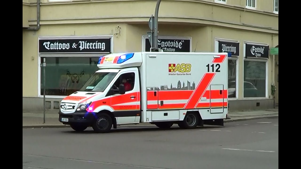 Leipzig ASB ambulance 41.83.1 [5.2015] - YouTube
