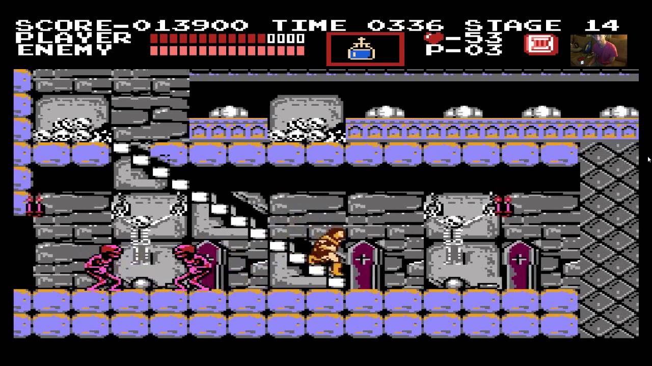 Castlevania ROM Hack Dracula's Revenge Longplay Let's Play - NES Fan ...