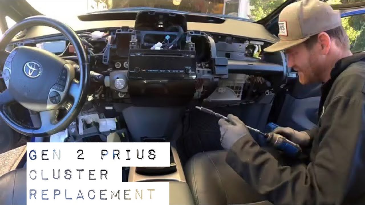 Gen 2 Prius Cluster Replacement - YouTube