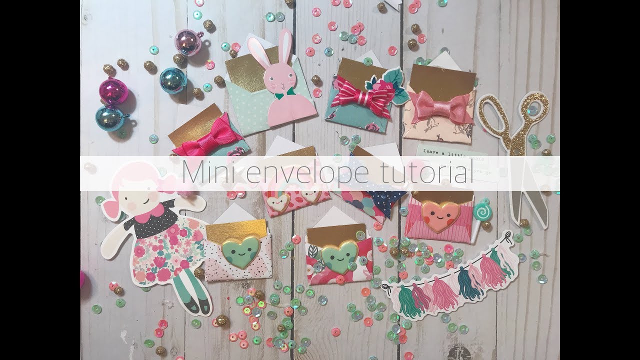 DIY mini envelopes | Tutorial - YouTube
