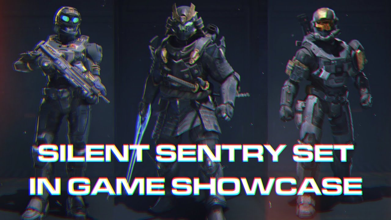 SILENT SENTRY SET - IN GAME SHOWCASE - HALO INFINITE STORE - YouTube