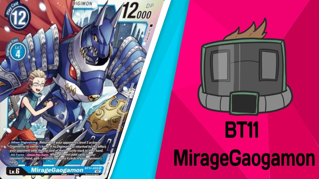 MirageGaogamon Deck! | Digimon TCG | Oppressive aggression! - YouTube