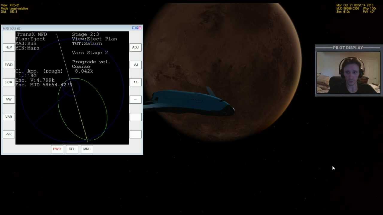Orbiter 2010 - Learn With Me #2 (Part 4) - Coasting to Saturn / Midcourse Correction - YouTube