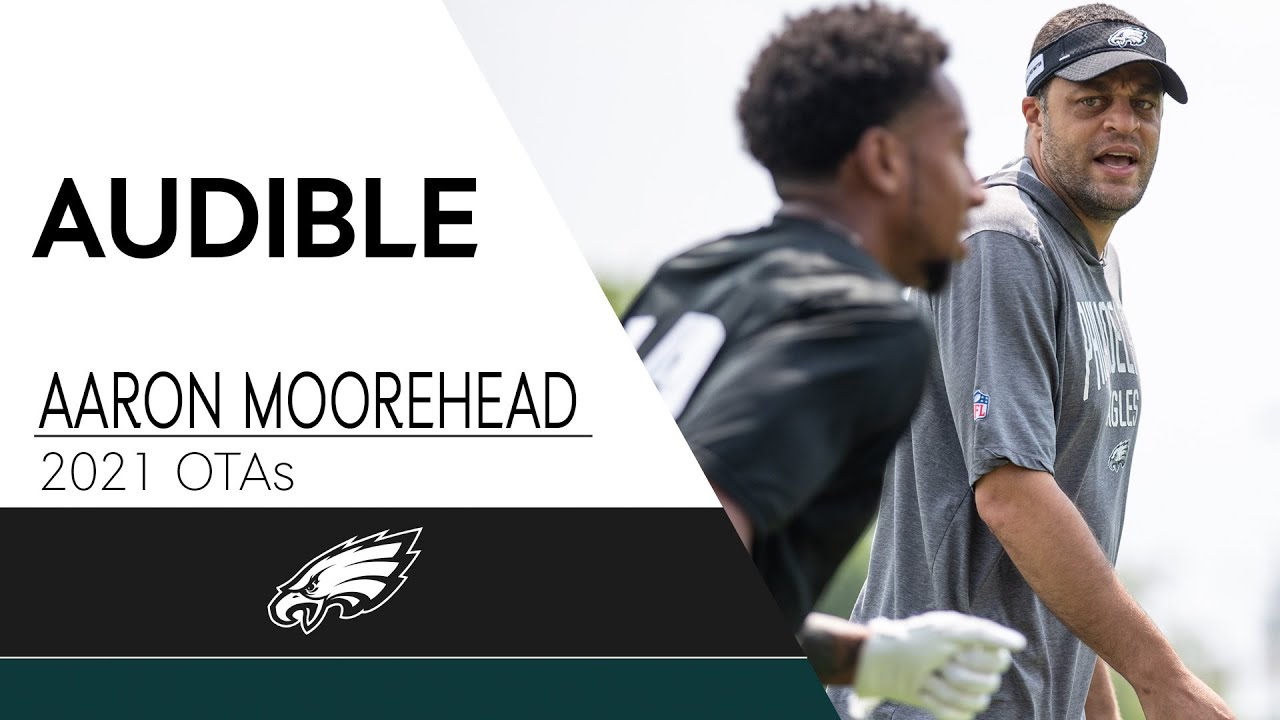 Aaron Moorehead Mic'd Up at 2021 OTAs w/ DeVonta Smith & More | Eagles ...