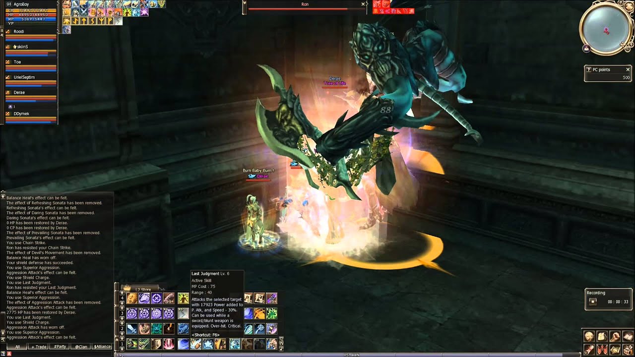 Lineage 2, fortuna, final boss RON - YouTube