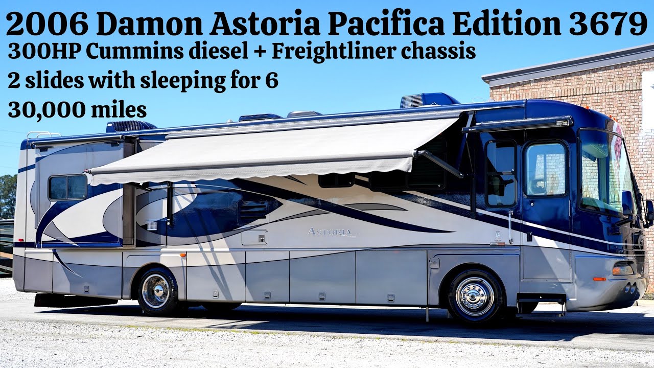 2006 Damon Astoria Pacific Edition 3679 A Class 300HP Cummins Diesel ...