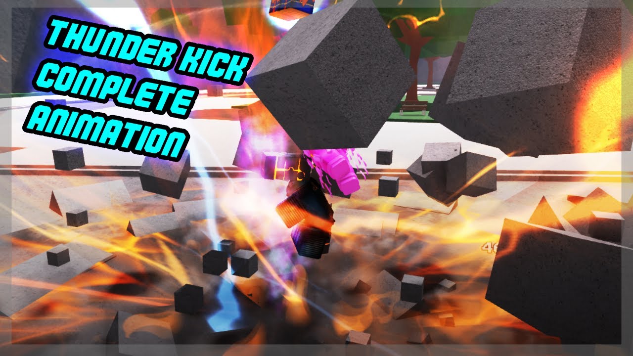 GENOS ULTIMATE THUNDER KICK ANIMATION HAS BEEN COMPLETED In Roblox ...