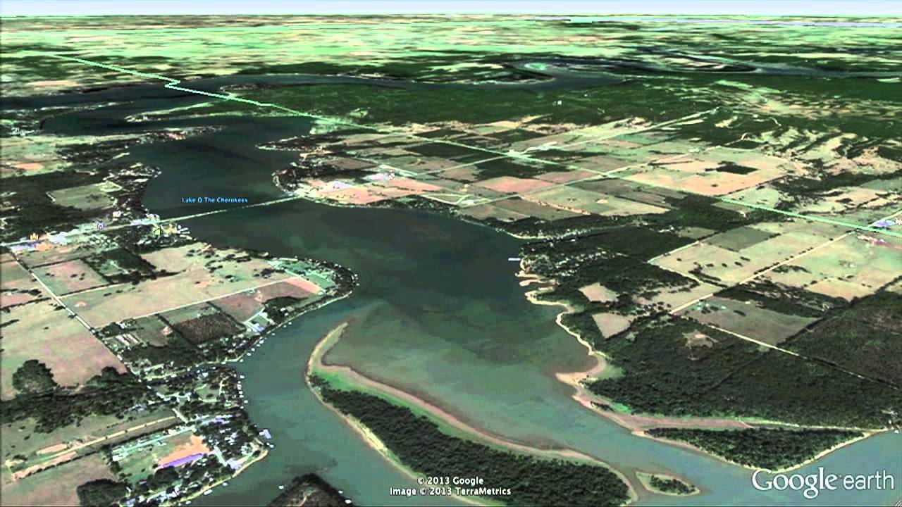 Google Earth Flyover of Grand Lake for the Bassmasters Classic - YouTube