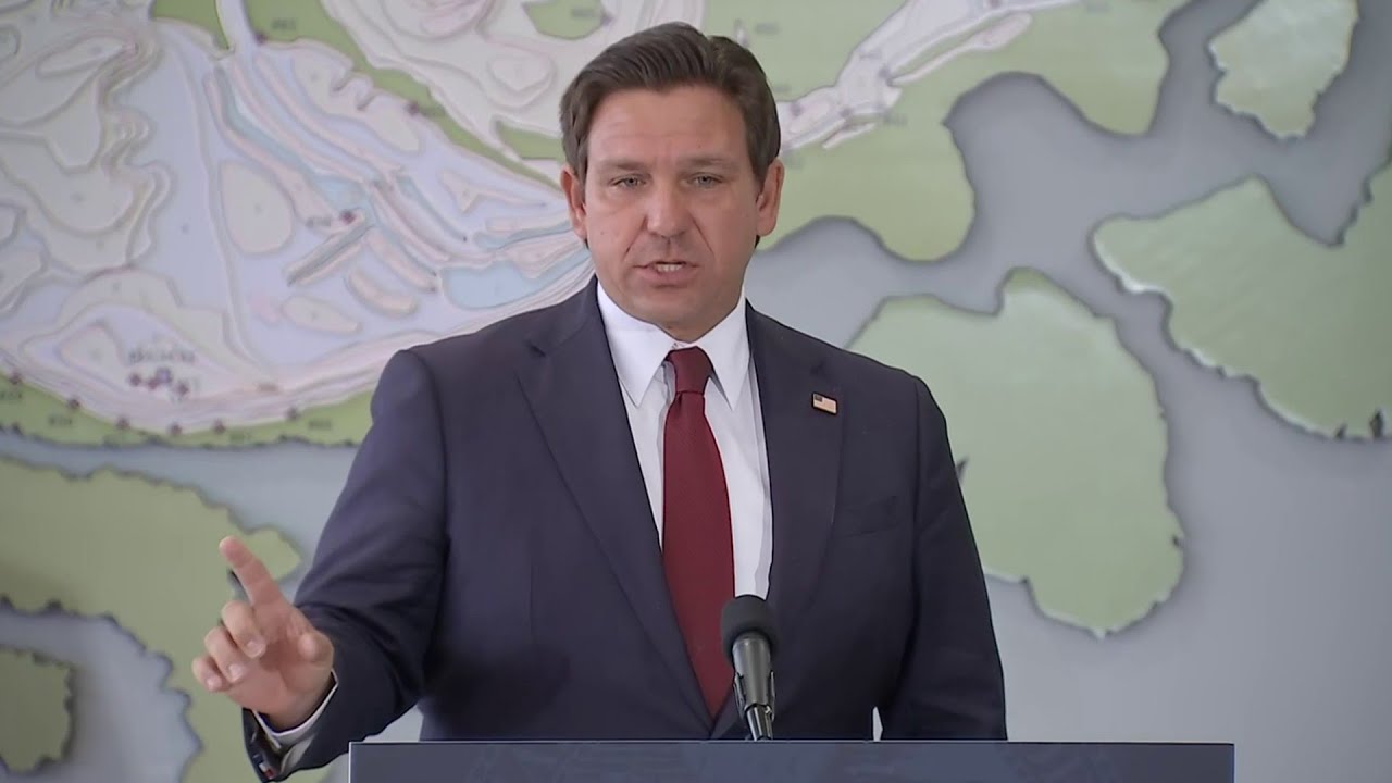 LIVE: Gov. DeSantis highlights efforts to restore natural resources ...