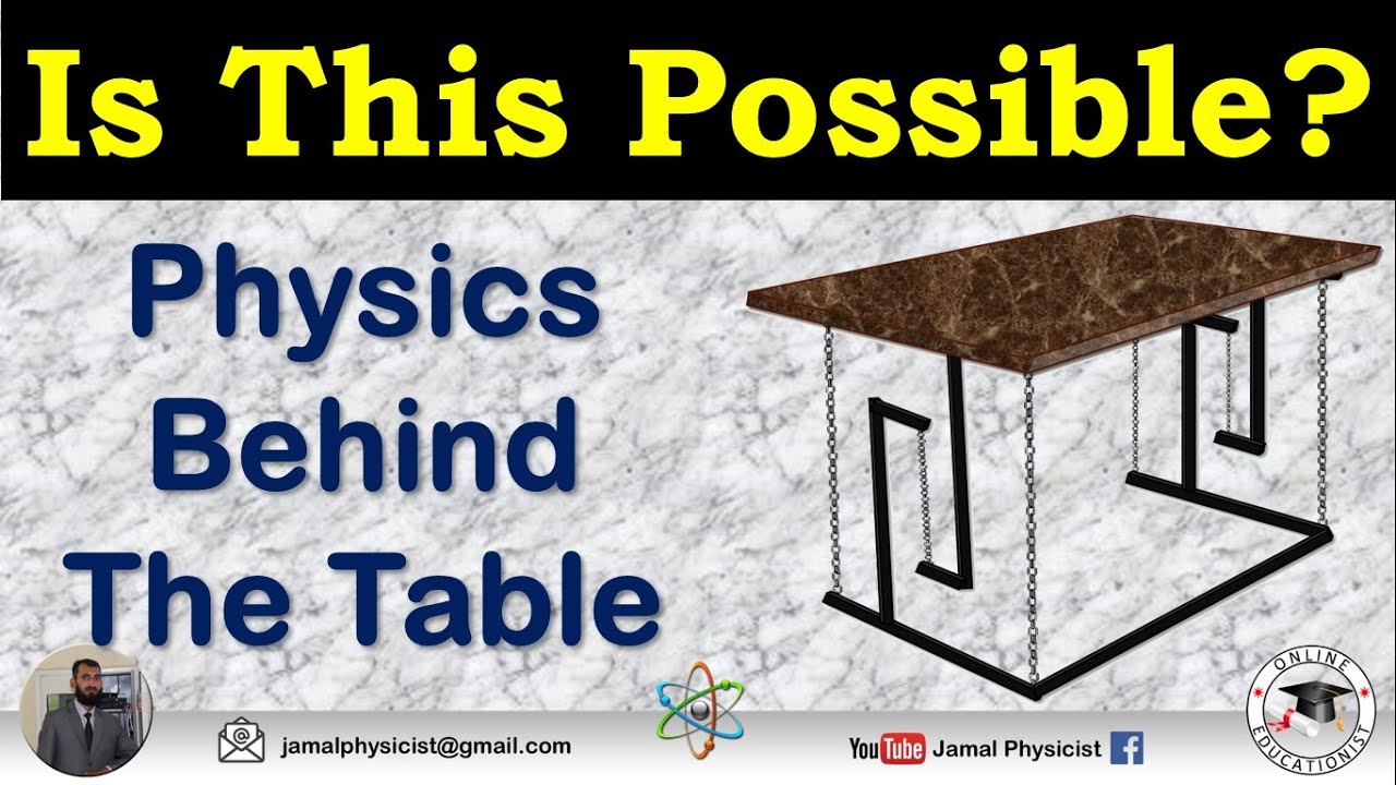 Is This Possible? | Table In Tension | Physics Behind Table | Elon Musk ...