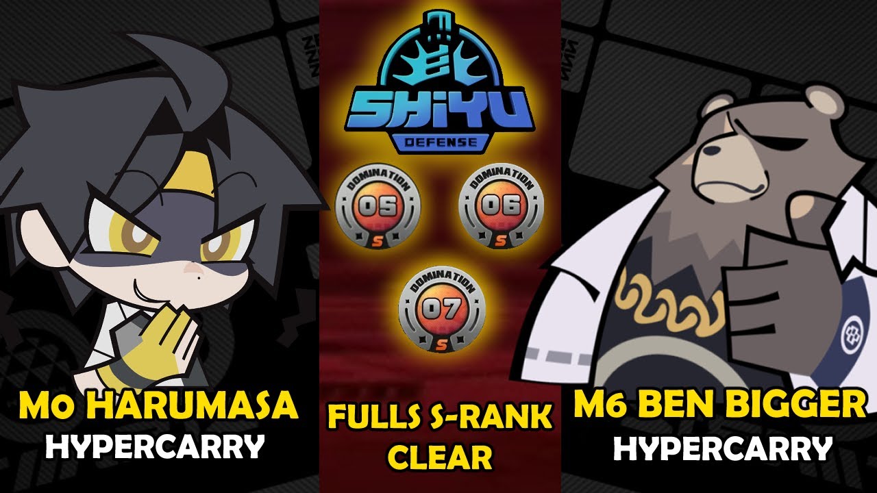 M0 Harumasa & M6 Ben Hypercarry Teams Clear NEW Shiyu Defense 5-6-7 ...