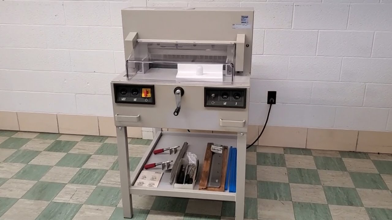 Ideal Triumph 4850-95 18-5/8" Guillotine Paper Cutter - Inventory #3673 ...