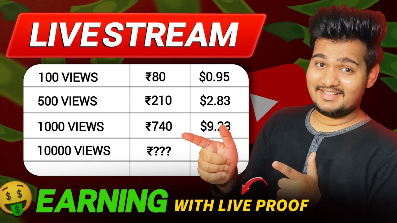 🔴LIVE PROOF: How much we Earn from LIVESTREAM | Livestream se kitni ...