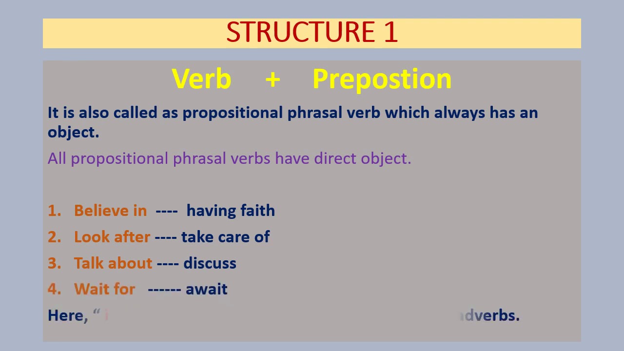 PHRASAL VERBS FOR 7TH CLASS - YouTube