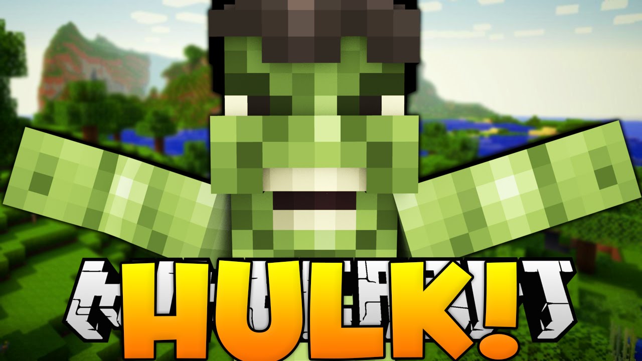 Minecraft I AM THE HULK (Super Hero Smash) - YouTube