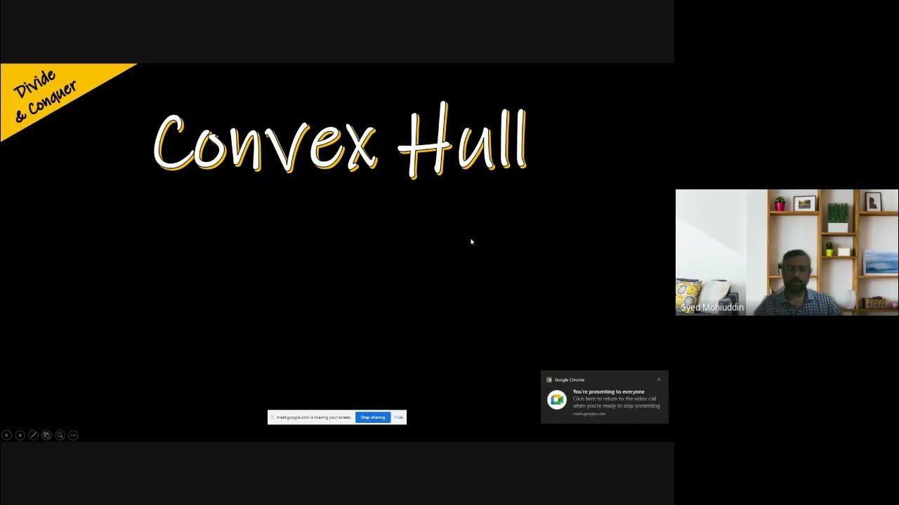 DAA - 11. Divide and Conquer - Convex Hull - OC on 22-06-2021 - YouTube