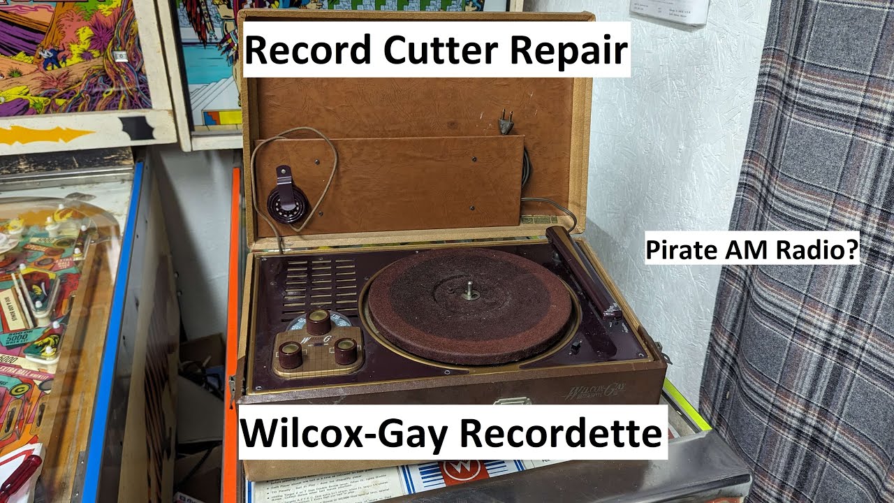 Record Cutter Repair - Wilcox-Gay Recordette Part 1 - YouTube