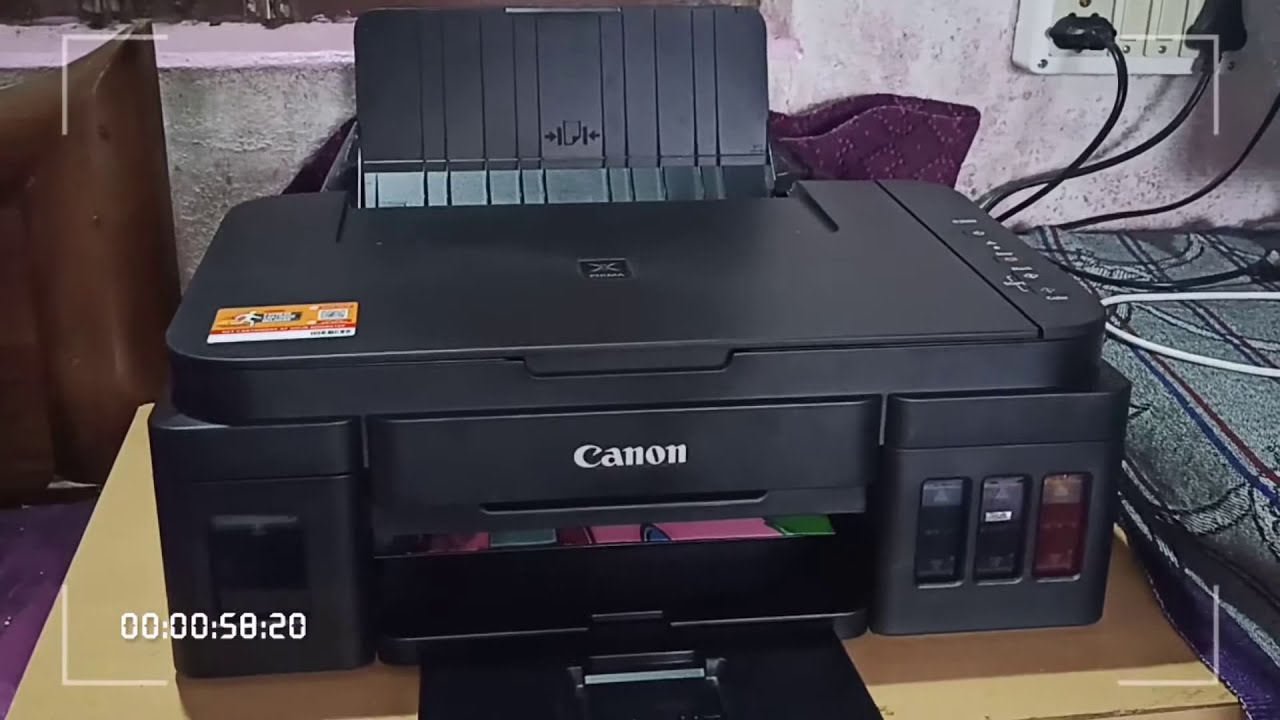 canon g 2000 printer photo print quality test - YouTube